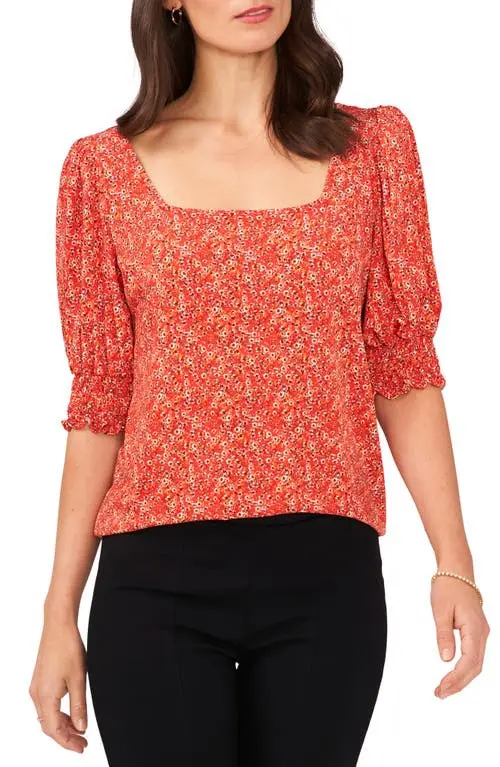 Chaus Floral Knit Top