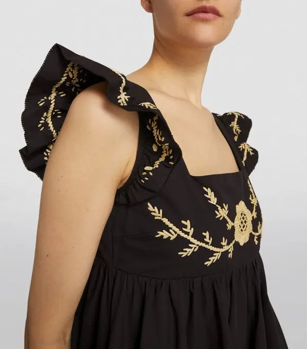 Red Valentino Cotton Mini Dress