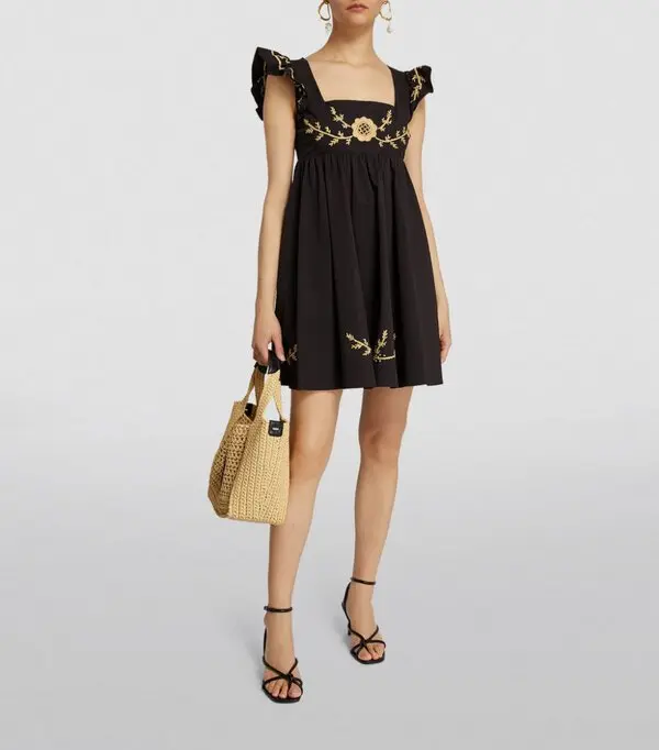 Red Valentino Cotton Mini Dress