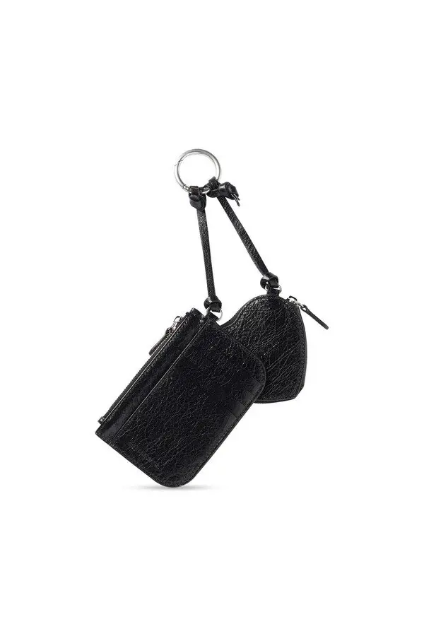 Balenciaga Le Cagole Clip On Card And Mirror - Black | Editorialist