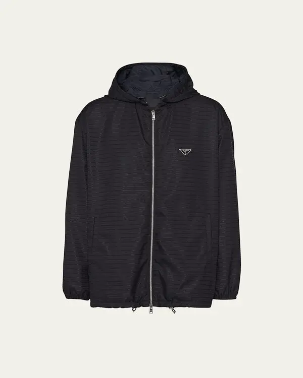 Prada Re-nylon Blouson Jacket - Nero
