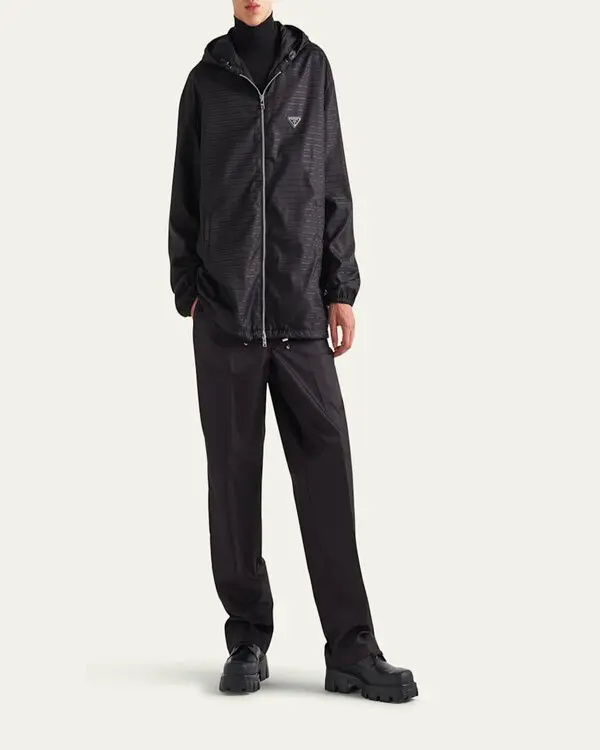 Prada Re-nylon Blouson Jacket - Nero