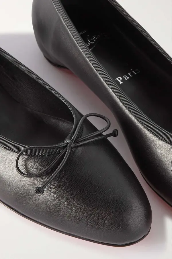 CHRISTIAN LOUBOUTIN Soniettina Leather Ballet Flats