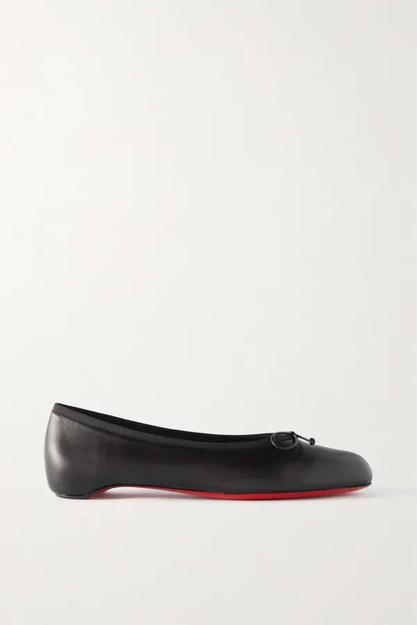 CHRISTIAN LOUBOUTIN Soniettina Leather Ballet Flats