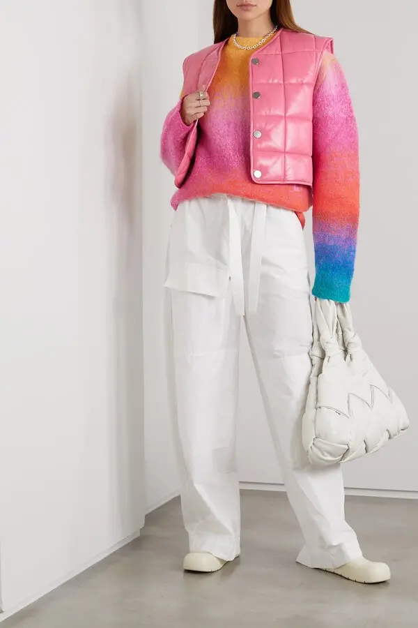 ERL Ombré Jacquard-knit Sweater
