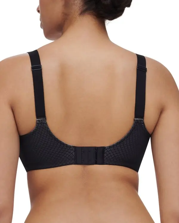 Chantelle High Impact Sports Bra - Black/grey