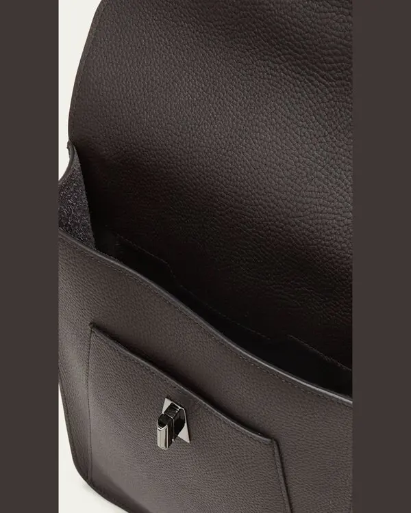 Akris Anouk Small Messenger Bag - Mocca