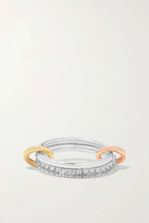 SPINELLI KILCOLLIN Marigold Sterling And Gold Diamond Rings - Silver