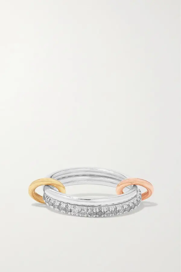 SPINELLI KILCOLLIN Marigold Sterling And Gold Diamond Rings - Silver