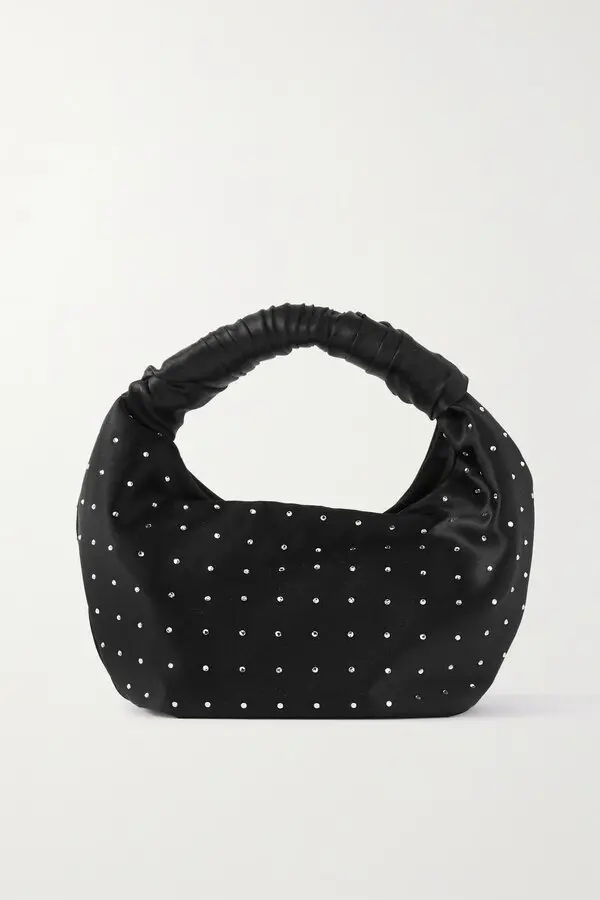 NEOUS Neptune Mini Crystal-embellished Satin Tote