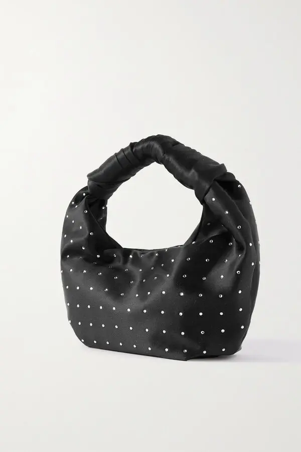 NEOUS Neptune Mini Crystal-embellished Satin Tote