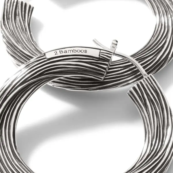 John Hardy Bamboo Hoop Earrings