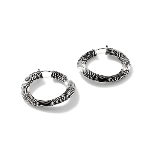 John Hardy Bamboo Hoop Earrings
