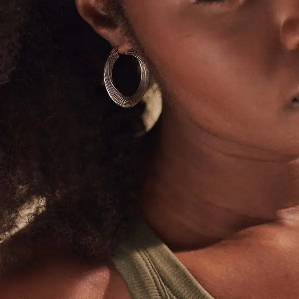 John Hardy Bamboo Hoop Earrings