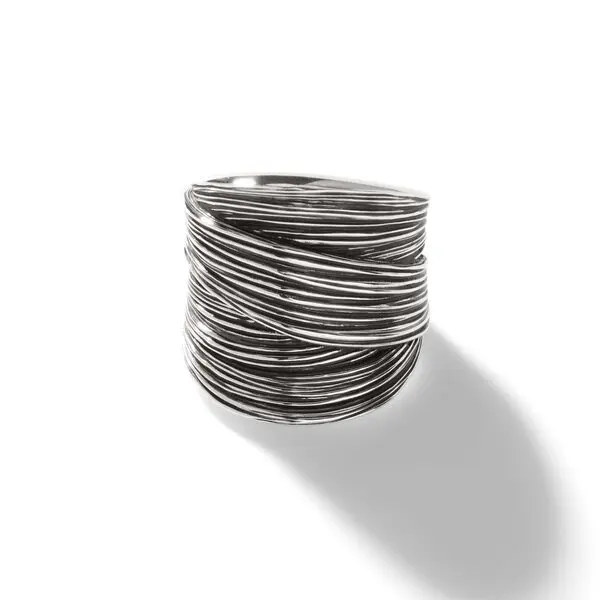 John Hardy Bamboo Saddle Ring - Sterling Silver