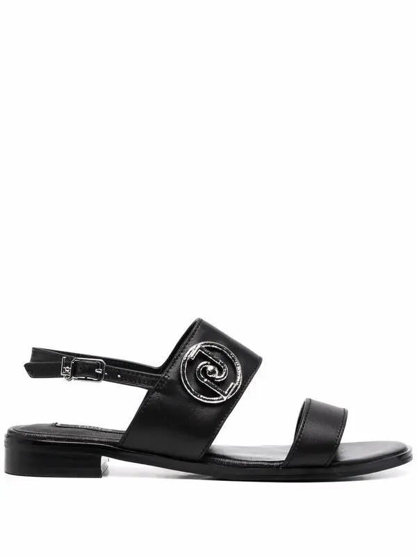 Liu Jo Erin Logo-plaque Slingback Sandals