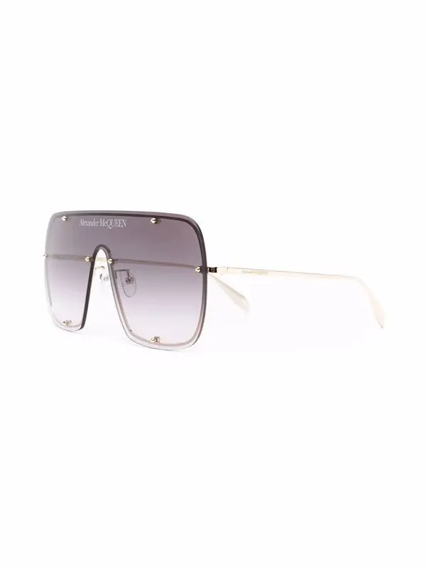 Alexander McQueen Oversize Frame Sunglasses