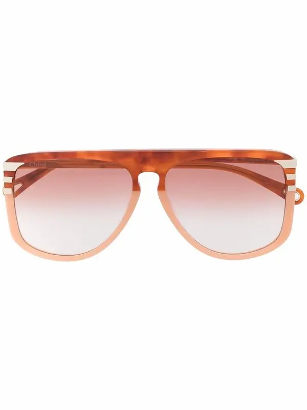 Chloé West Square Tinted Sunglasses
