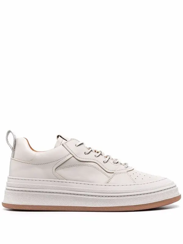 BUTTERO® Leather Panelled High-top Sneakers