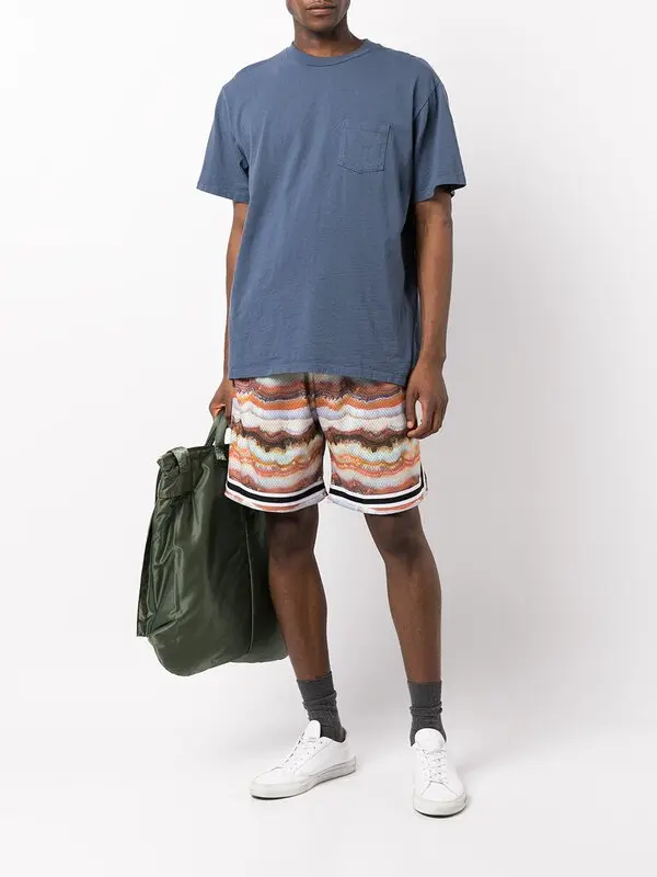 John Elliott Tie-dye Drawstring Shorts - Orange