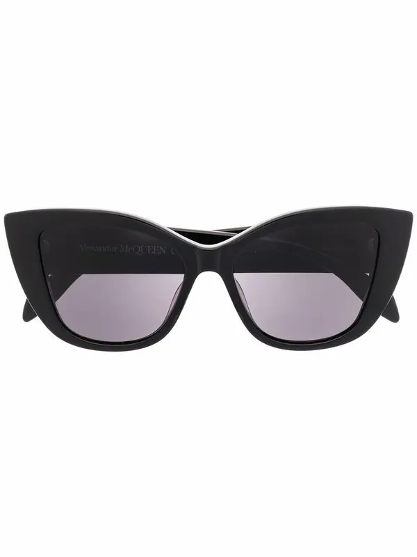 Alexander McQueen Tinted Cat-eye Sunglasses - Black