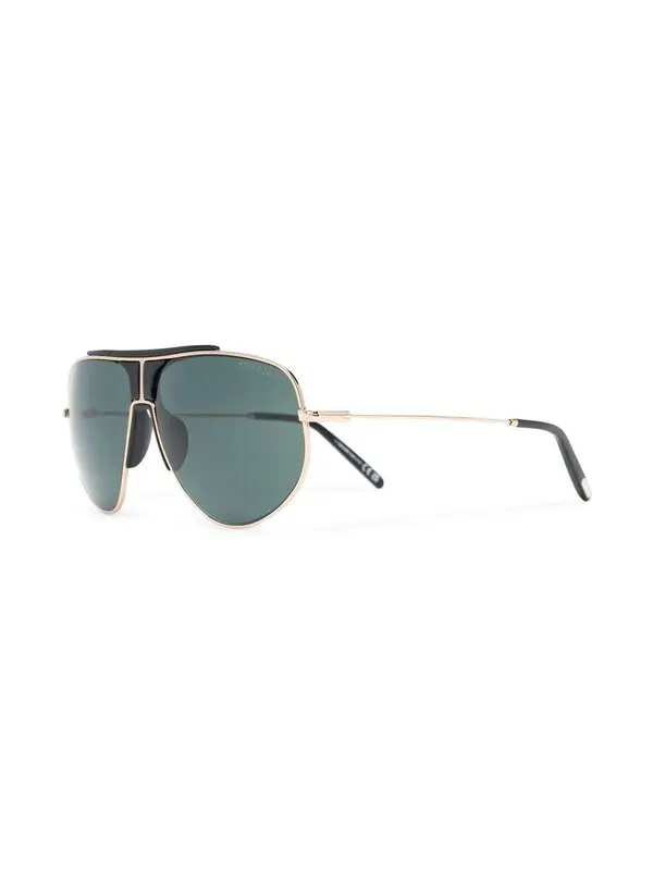 TOM FORD Tinted Pilot-frame Sunglasses