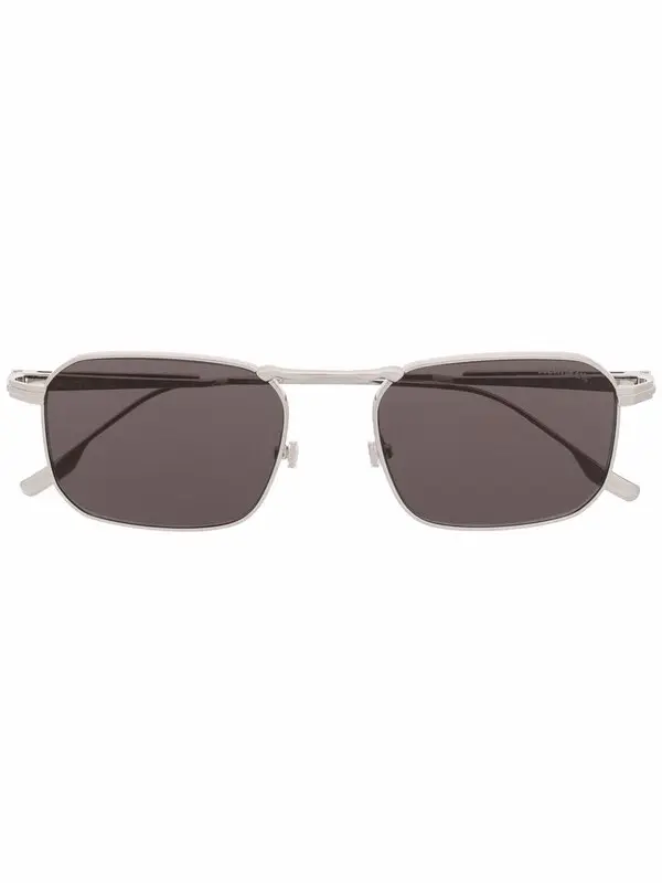 Montblanc Rectangle-frame Sunglasses - Silver