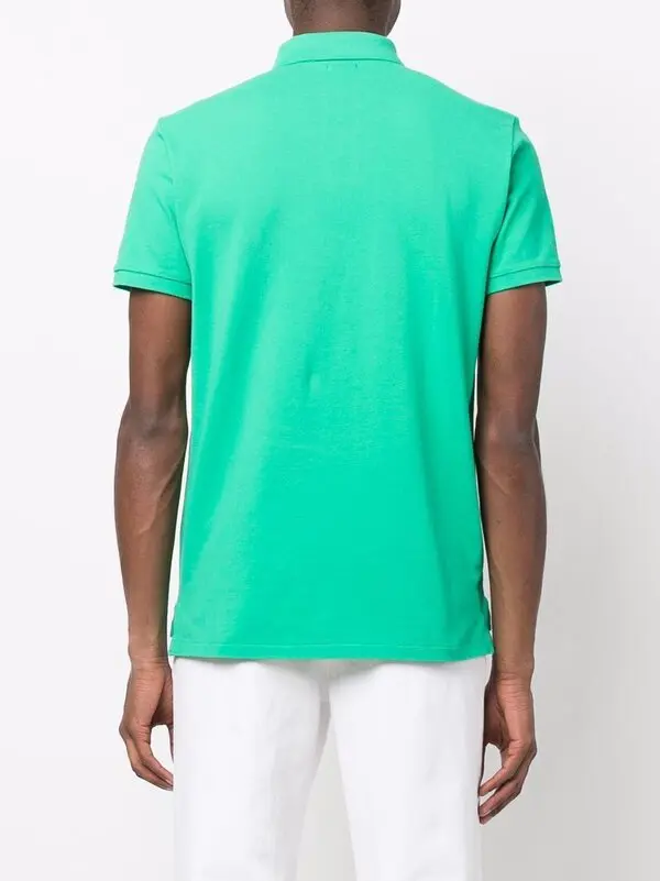 Polo Ralph Lauren Embroidered-logo Short-sleeve Shirt - Green