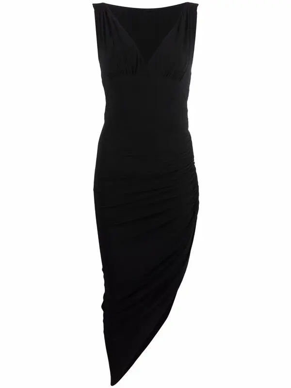 Norma Kamali Asymmetrical Gown