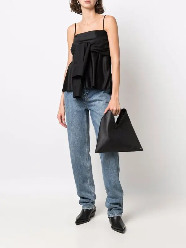 MAISON MARGIELA Japanese Leather Tote Bag - Black