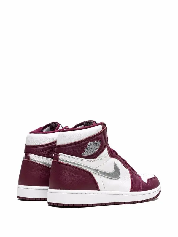 JORDAN Air 1 Retro High Sneakers - Red