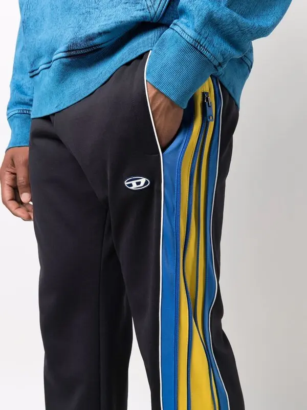 DIESEL® Side Stripe-detail Track Pants