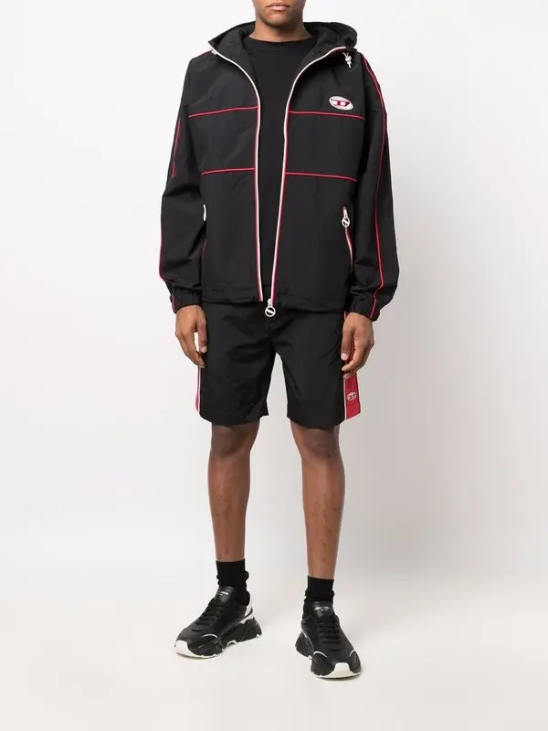 DIESEL® Two-tone Track Shorts