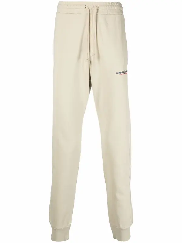DIESEL® Logo-print Tracksuit Bottoms - Neutrals