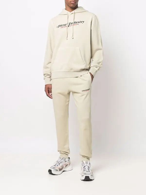 DIESEL® Logo-print Tracksuit Bottoms - Neutrals