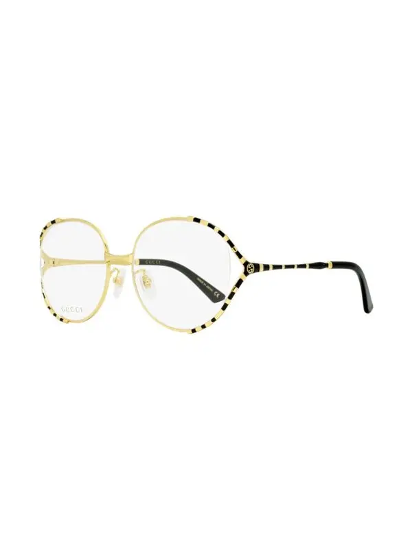 Gucci Round Frame Glasses - Gold