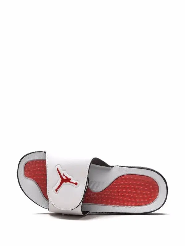 JORDAN Hydro 5 Retro Fire Red Slides