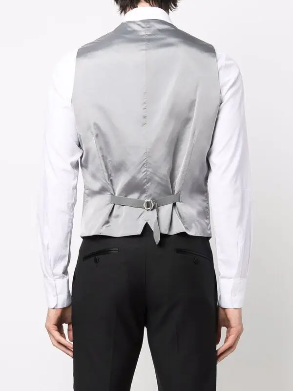 Tagliatore Button-up Suit Waistcoat - Grey