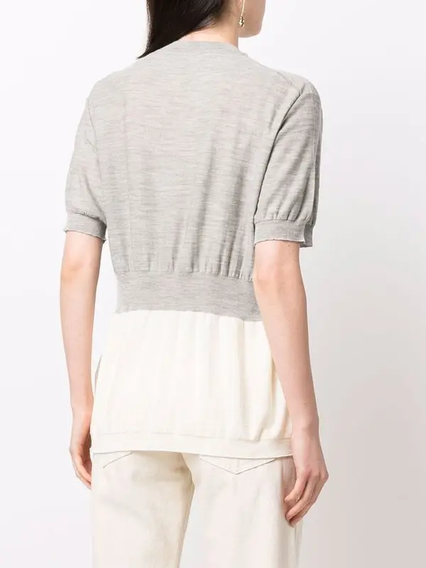 Sofie D'hoore Two-tone Wool T-shirt