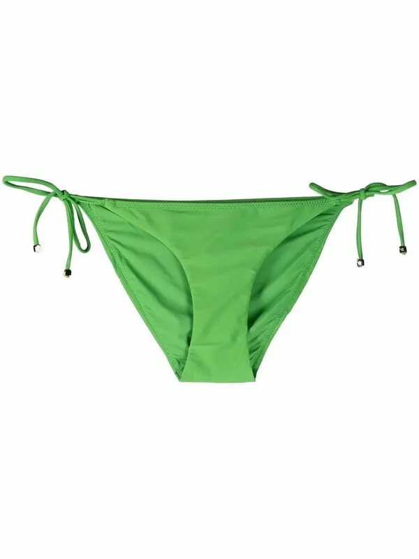 Nanushka Side-tie Bikini Bottom - Green