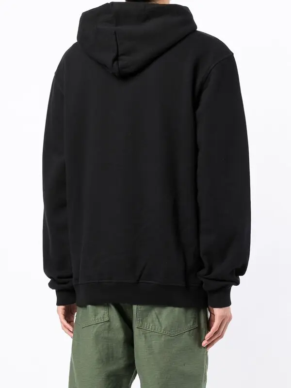 MAHARISHI Logo-patch Cotton Hoodie