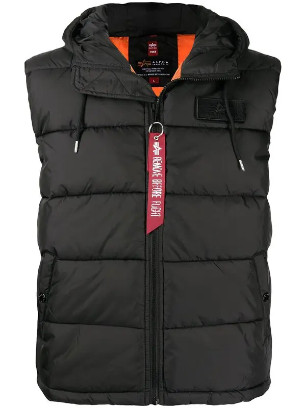 Alpha Industries Logo-patch Padded Gilet
