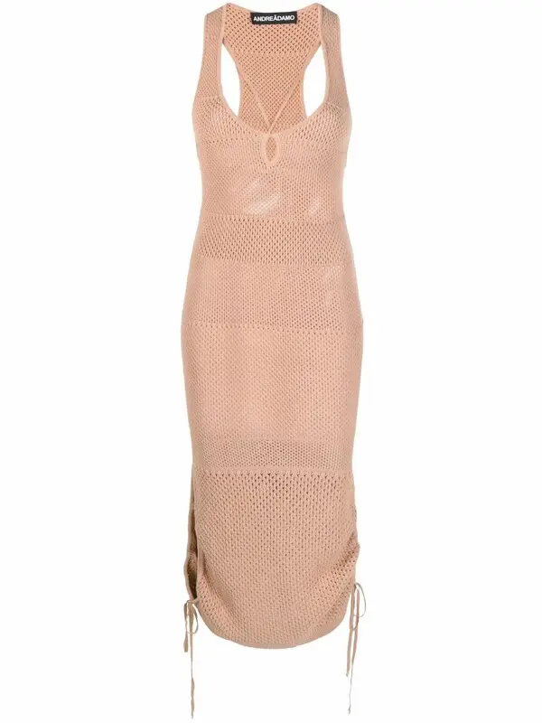 ANDREĀDAMO Knitted Midi Dress