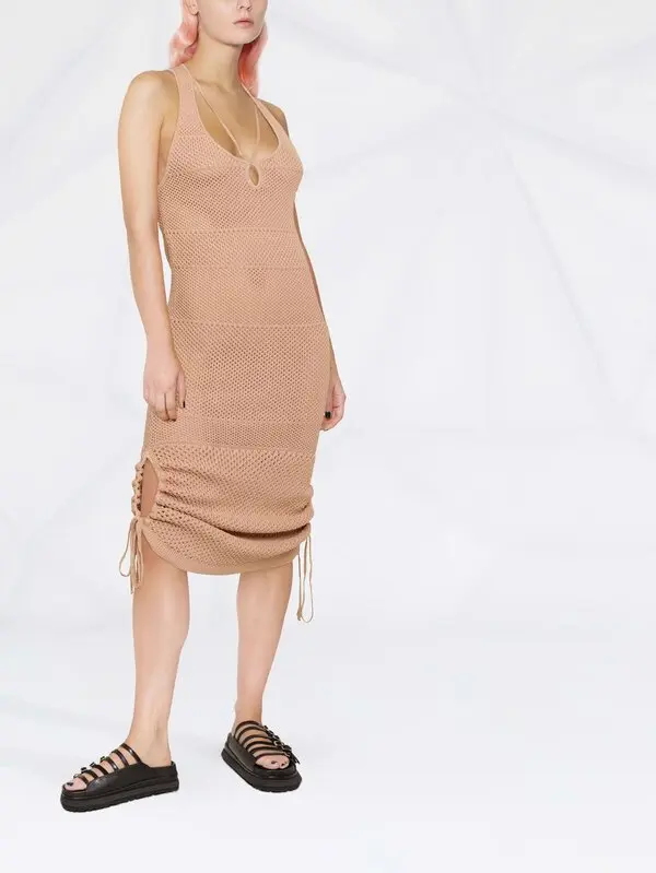 ANDREĀDAMO Knitted Midi Dress