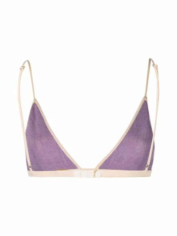Dodo Bar Or Knitted Triangle Bra Top