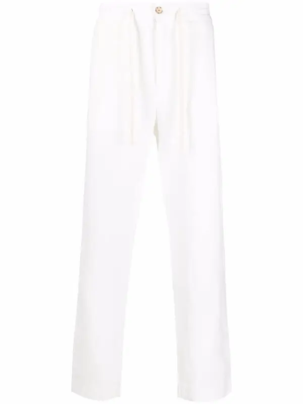 Vince Drawstring Straight-leg Trousers