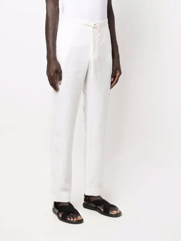 Vince Drawstring Straight-leg Trousers