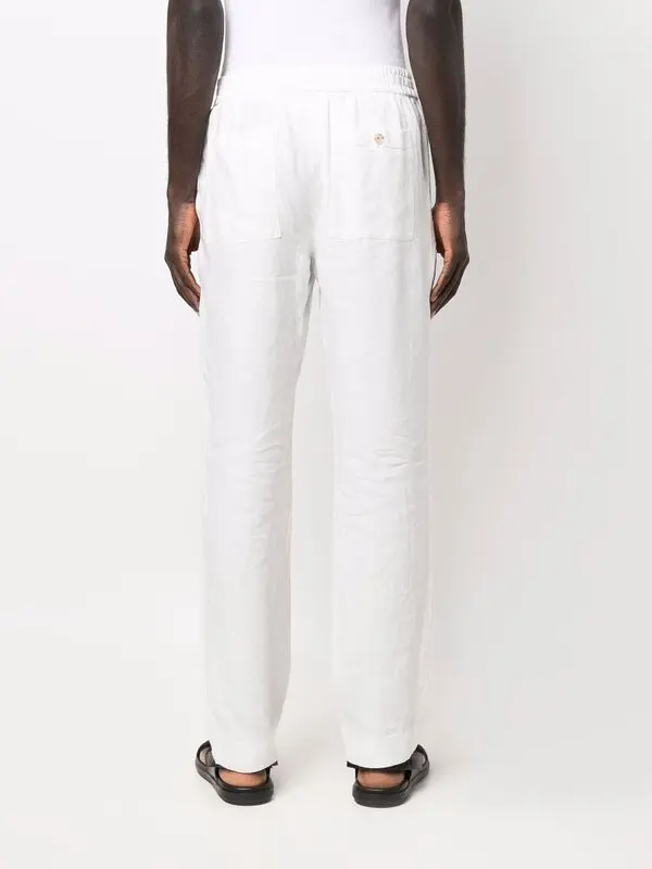 Vince Drawstring Straight-leg Trousers
