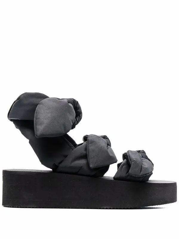 Red Valentino Bow-detail Padded-strap Sandals