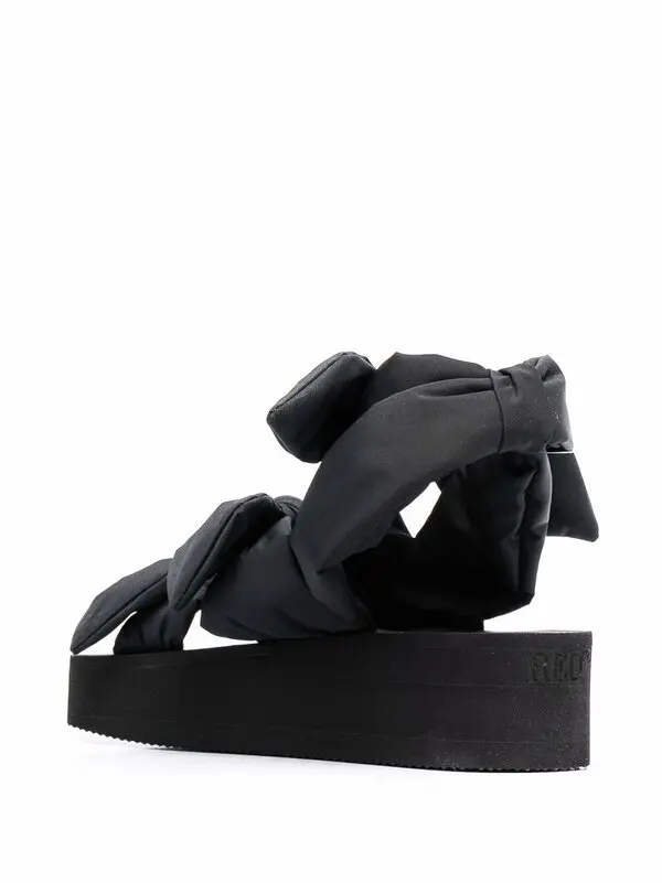 Red Valentino Bow-detail Padded-strap Sandals